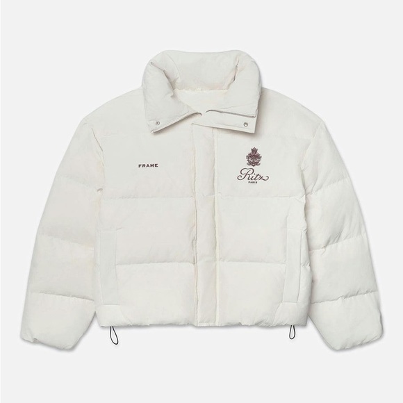 Frame Denim | Jackets & Coats | Frame X Ritz Carlton Cream Cropped ...